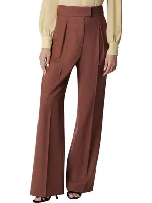 Valentino Garavani Light Wool Trousers - Brown