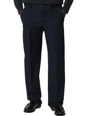 PT TORINO Virgin Wool Blend Trousers - Blue