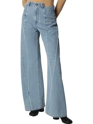 MAISON MARGIELA Stonewashed Wide-leg Denim Jeans - Blue