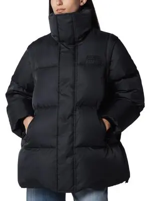 MAISON MARGIELA Detachable Sleeve Puffer Jacket - Black