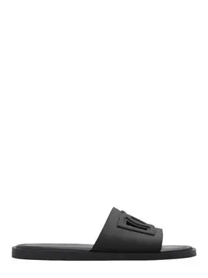 Dolce & Gabbana Dg Logo Slide - Black