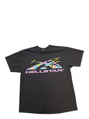 HELLSTAR Sports Camo Core Logo T-shirt - Black