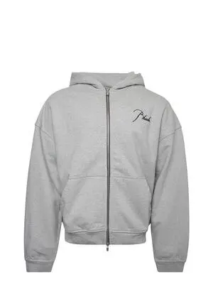 Rhude Zip Up Hoodie - Grey