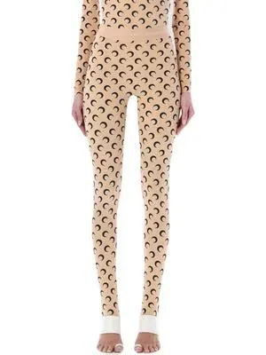 MARINE SERRE Pants - Brown