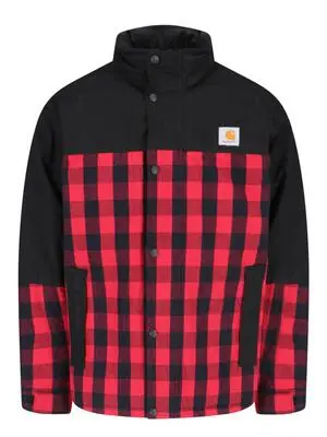 Junya Watanabe Cotton Plaid Shirt Jacket - Black