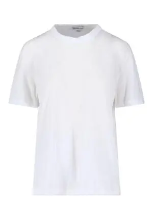 JAMES PERSE Lightweight Cotton Crewneck T-shirt - White