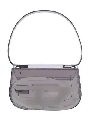 DIESEL® Thermoplastic Polyurethane And Leather Shoulder Bag - Grey