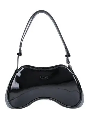 DIESEL® Play Glossy Shoulder Bag - Black