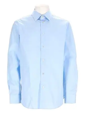 Paul Smith Paul Smith Men's Cotton Button-Down Dress Shirt Blue