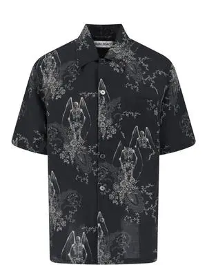 Our Legacy Paisley Print Cotton-linen Shirt For - Multicolour