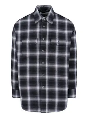 Our Legacy 100% Cotton Shadow Check Shirt - Multicolour