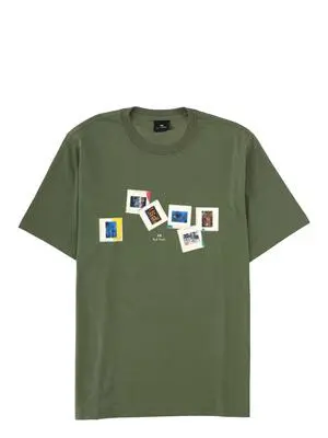 Paul Smith Graphic Cotton T-shirt - Green