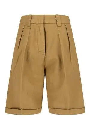 Aspesi Lightweight Cotton-linen Trousers - Beige