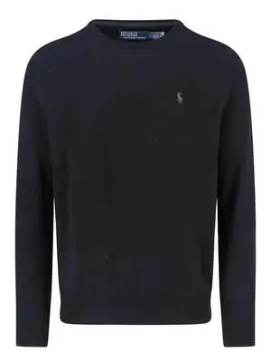 Polo Ralph Lauren Fair Isle" High Neck Wool Sweater - Black