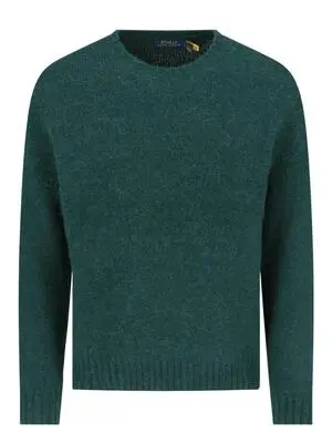 Polo Ralph Lauren Wool-alpaca Blend Crewneck Sweater - Green