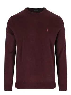 Polo Ralph Lauren Polo Ralph Lauren 100% Wool Crew Neck Sweater Red