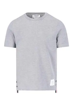 Thom Browne Short Sleeve T-shirt - Grey