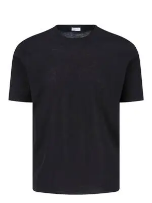 Caruso 100% Cotton Crew Neck T-shirt For - Black