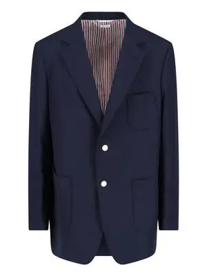 Thom Browne Tailored Blazer Jacket - Blue