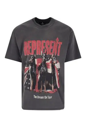 REPRESENT Cotton-hemp T-shirt - Grey