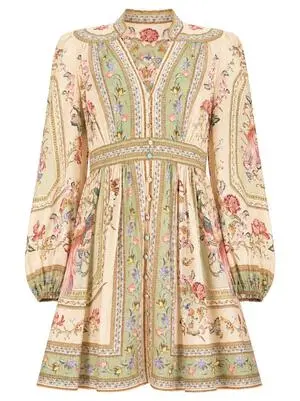 ZIMMERMANN ZIMMERMANN Printed Linen Dress