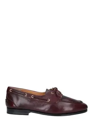 Bally Buffalo Leather Slip-on Flat Shoes - Brown