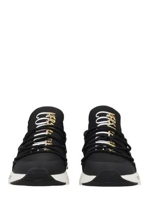 Versace Low-top Lace-up Sneakers - Black