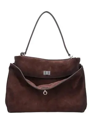 Balenciaga Calf Leather Mini Bag - Brown
