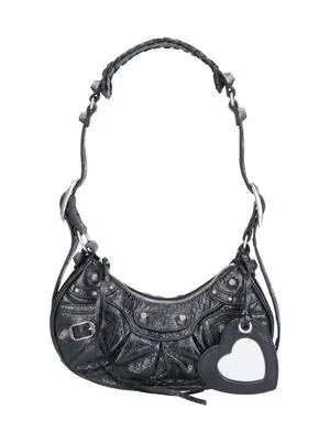 Balenciaga BALENCIAGA Lamb Leather Shoulder Bag Black