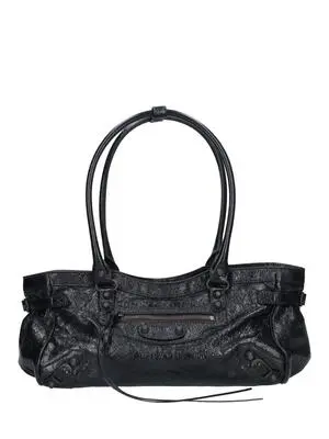 BALENCIAGA Balenciaga Lamb Leather Shoulder Bag