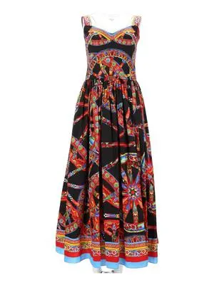 Dolce & Gabbana Printed Midi Skirt - Multicolour