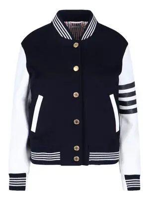 Thom Browne Varsity Jacket - Blue