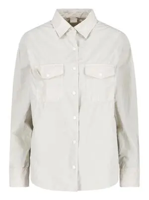 Aspesi ASPESI Lightweight Performance-Blend Shirt Grey