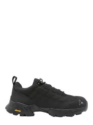 ROA Fw25 Edition Zip-up Sneakers - Black
