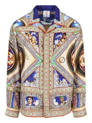 Casablanca Printed 100% Silk Shirt For - Multicolour