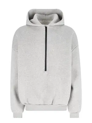 Fear Of God Half-zip Hoodie - Grey