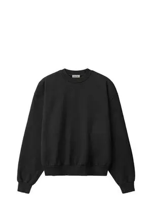 Fear Of God Classic Fit Half Raglan Sweatshirt - Black