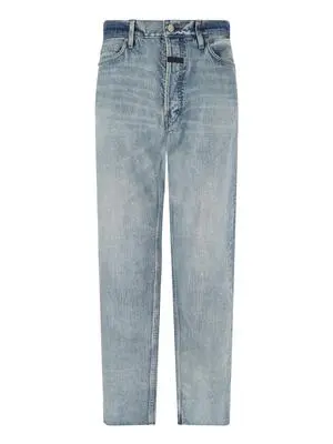 Fear Of God 100% Cotton Denim Jeans - Blue