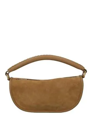 Burberry Calf Suede Shoulder Bag - Brown
