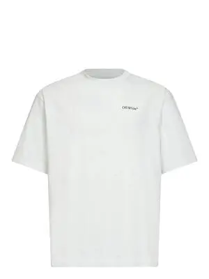 Off-White Half Arrow Skate Short Sleeve Tee - Bluewash