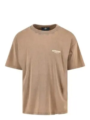 REPRESENT 100% Cotton Graphic T-shirt - Brown