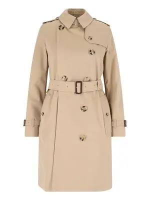 Burberry Cotton Trench Coat - Beige