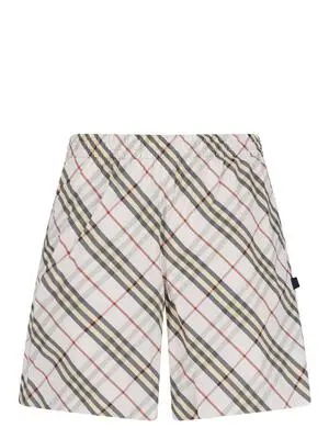 Burberry Check Print Swim Shorts - Multicolor
