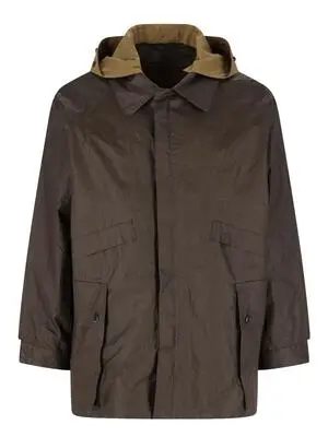 LEMAIRE Linen Blend Utility Jacket - Brown