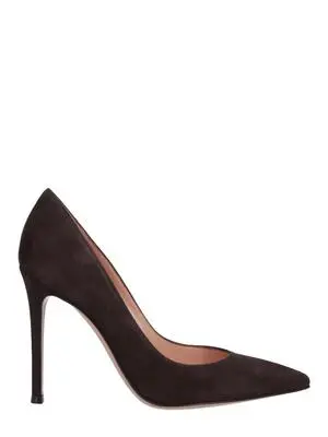 GIANVITO ROSSI Gianvito Rossi Suede Pointed Toe High Heel Pumps