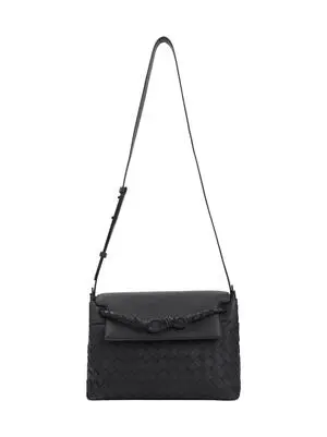 Bottega Veneta Mini Andiamo Messenger Bag - Black