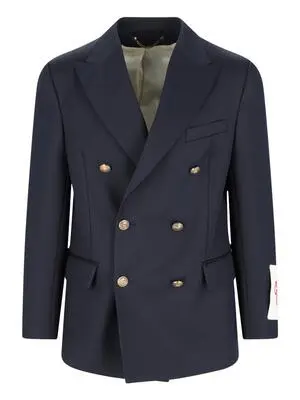 GOLDEN GOOSE GOLDEN GOOSE Double-Breasted Tailored Blazer With Peak Lapels