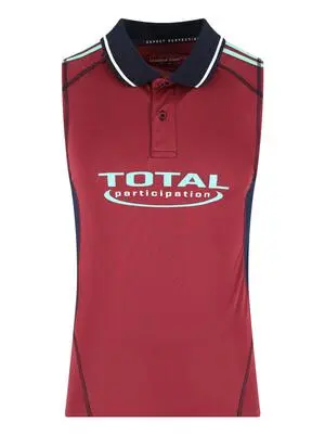 Martine Rose Contemporary Graphic T-shirt In 100% Polyester - Red