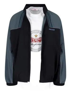 Martine Rose Graphic Layered Track Jacket - Black