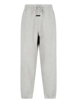 Fear Of God Relaxed Cotton Blend Lounge Trousers - Grey